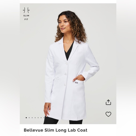 Figs | Other | Figs White Bellevue Slim Long Lab Coat | Poshmark